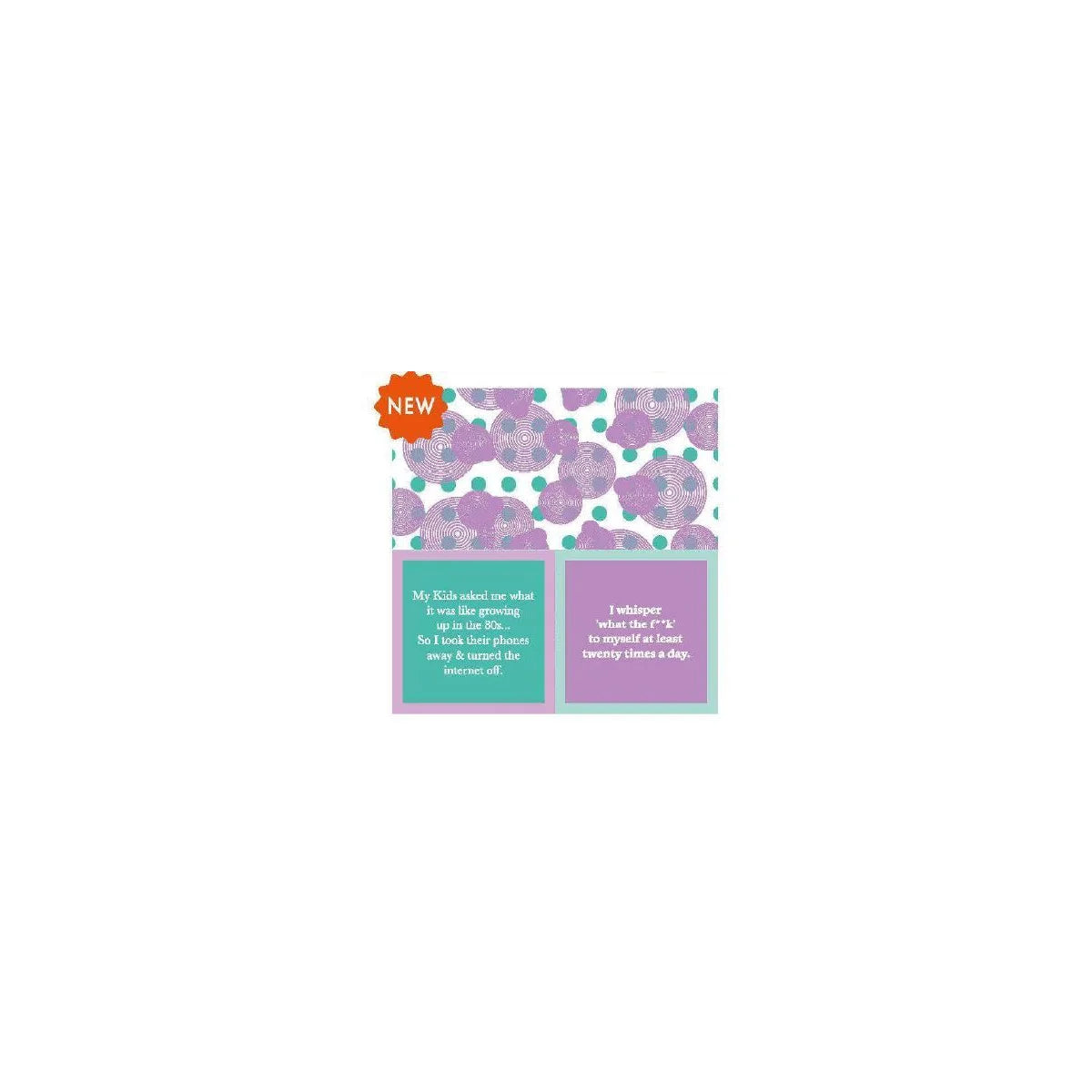 Humorous Reversible Cocktail Napkins Growing Up in 80's – Joshua & Company